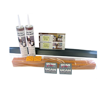 DELTA-MS, Installation Kit, (Fasteners,Flashing,Nails, Caulking ...