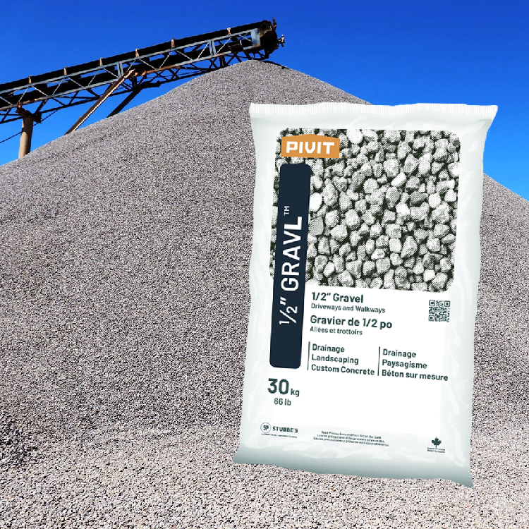 Gravel, Construction, 1/2", All Purpose, PIVIT, 30 kg - Products - Copp ...